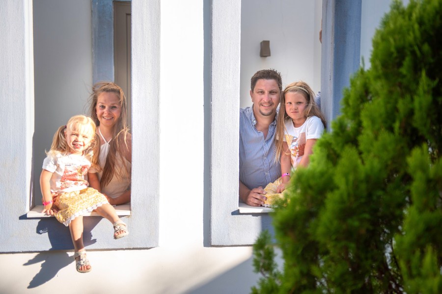 Family photoshoot at Mitsis Blue Dome resort – Kos island Photographer Christos Pap